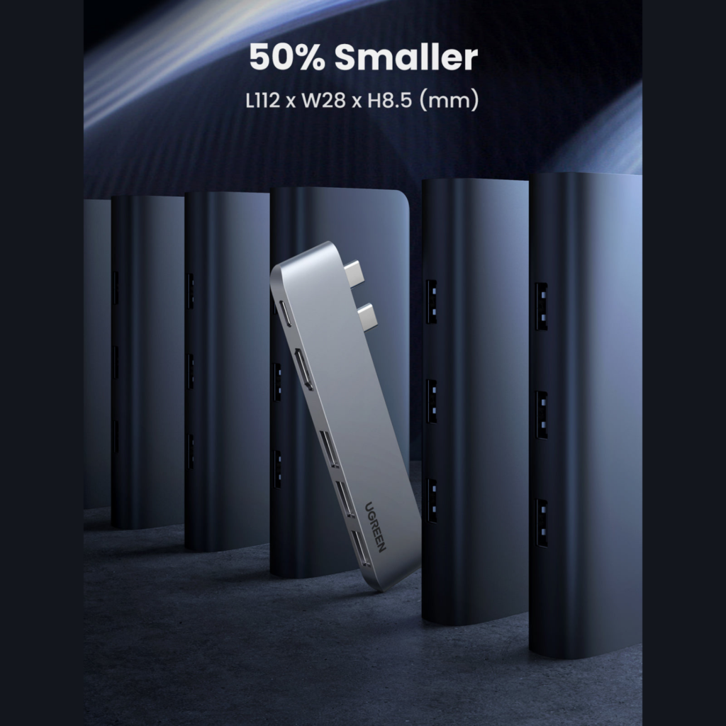 HUB MacBook Lateral USB-C / HDMI e 3 USB 3.0 e USB-C UGreen – Loja ...